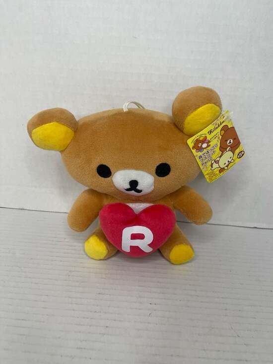 San-X | Toys | Nwt Rilakkuma Sanx 20 Mascot Plush With R Heart Japanese ...